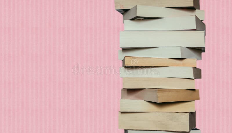 Pink Paperback Book stock photo. Image of novel, good - 10517858