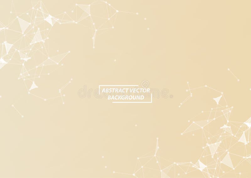 Litgh Pink Polygonal Background Molecule and Communication. Connected ...