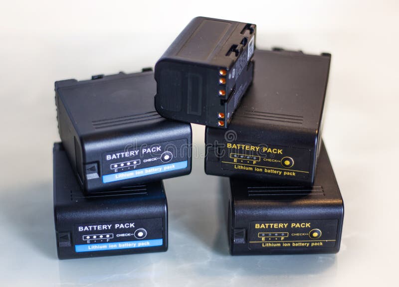 Lithium ion battery pack stock image. Image of grey - 231126493