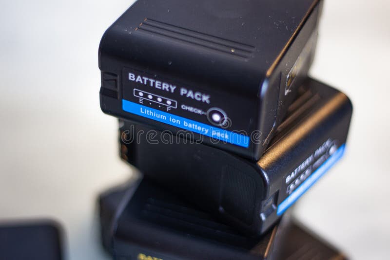 Lithium ion battery pack stock image. Image of isolated - 231126939