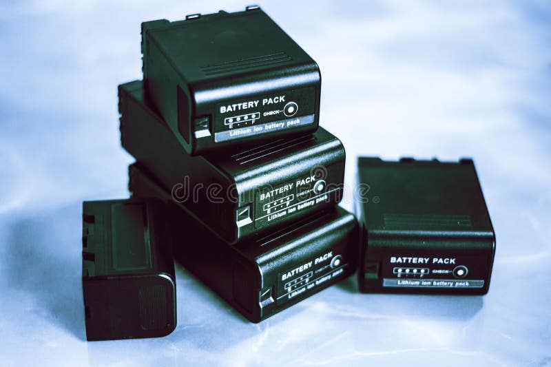 Lithium ion battery pack stock photo. Image of metallic - 286638886