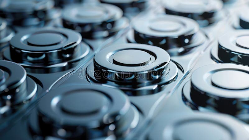 Lithium-ion Cell Pack Close-up, Demonstrating Cutting-edge Battery ...