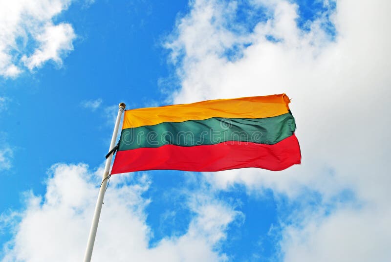 Lithuania flag stock photo. Image of country, state, lithuania - 63952050