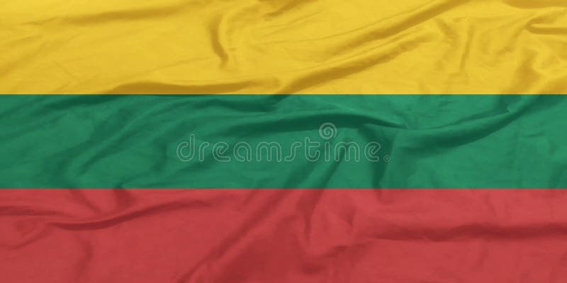 Lithuania Flag Waving Close Up Stock Photo - Image of independence ...