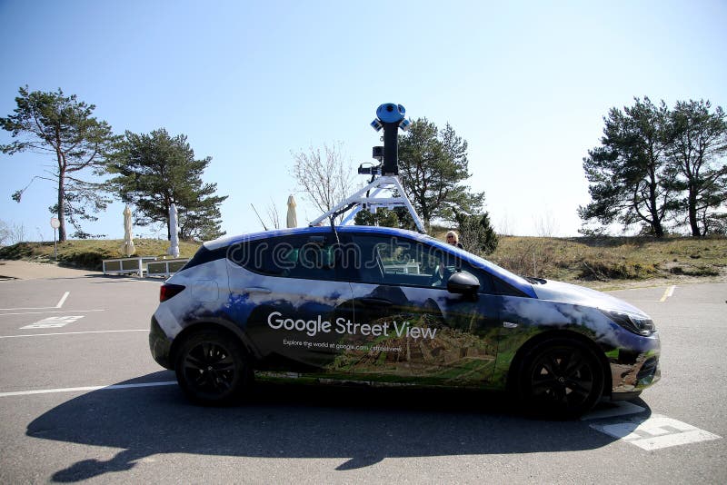 Lithuania, Google Street View Vehicle Driving through Neringa ...