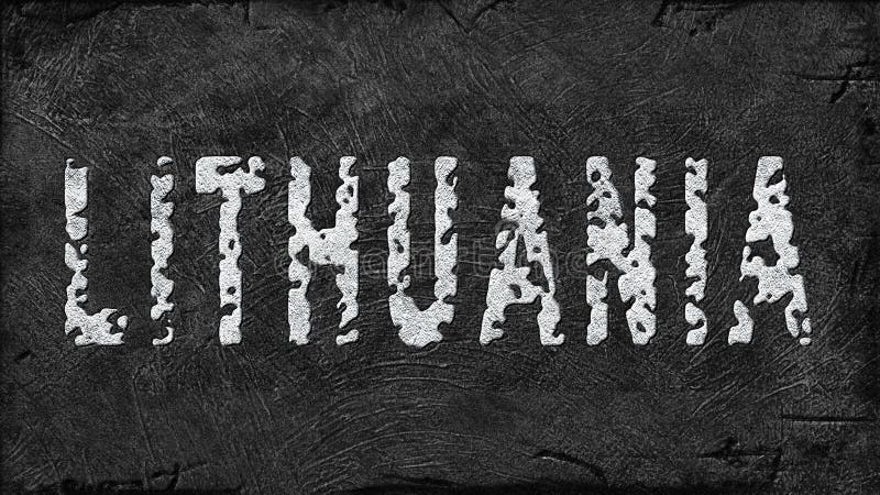 Lithuania Lithium Extraction, Modern Mining Concept Stock Illustration ...