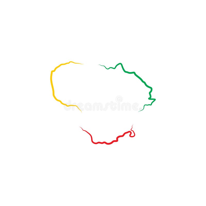 Lithuania Map Logo Icon Vector Symbol Element Stock Vector ...