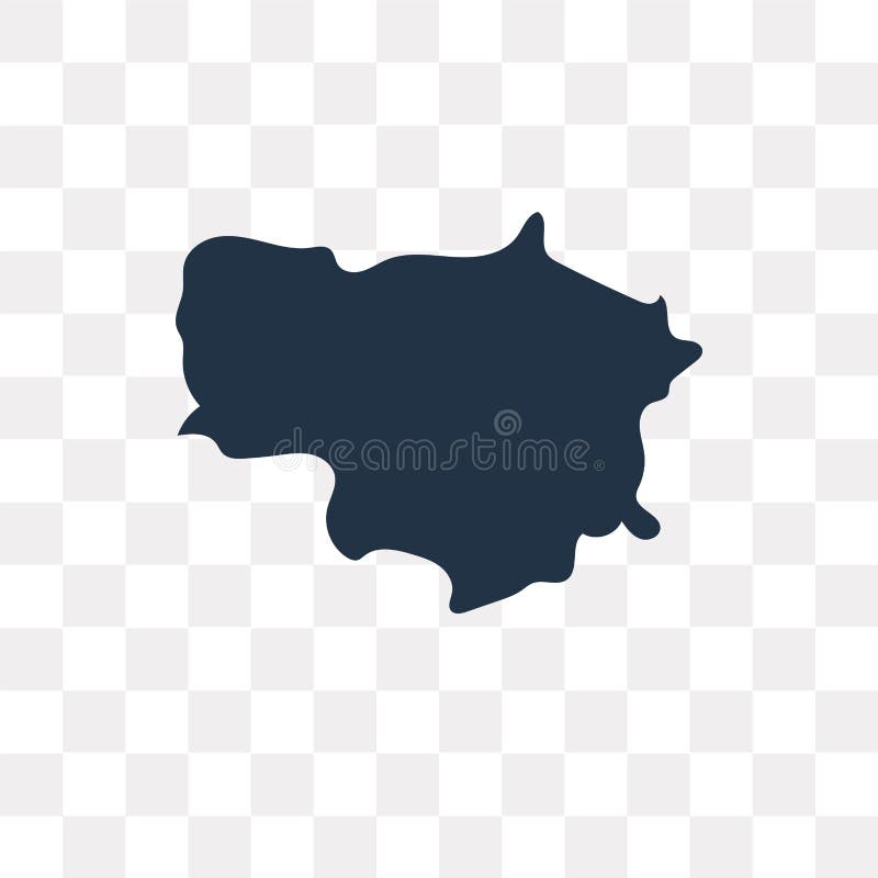 Lithuania Map Vector Icon Isolated on Transparent Background, Li Stock ...