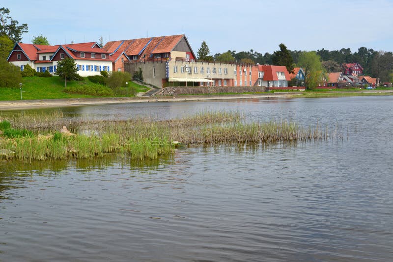 Church in Nida, Lithuania stock image. Image of church - 43061241