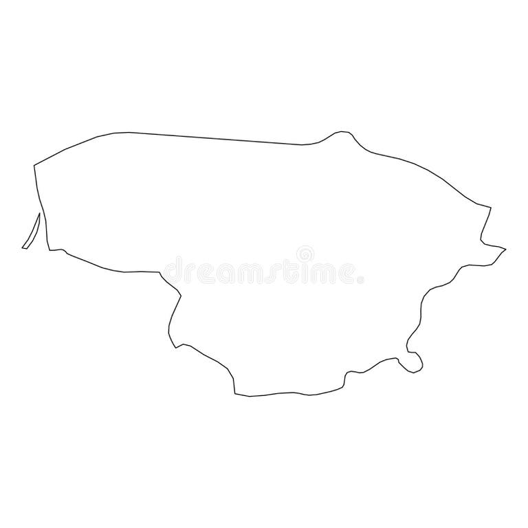 Lithuania Map Black Outline Stock Illustrations – 497 Lithuania Map ...