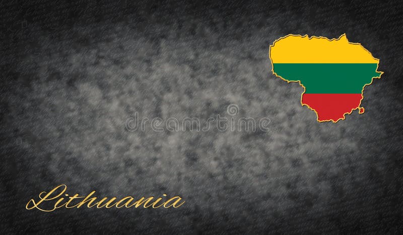Lithuania Symbols, Map of Lithuania Stock Image - Image of traditions ...