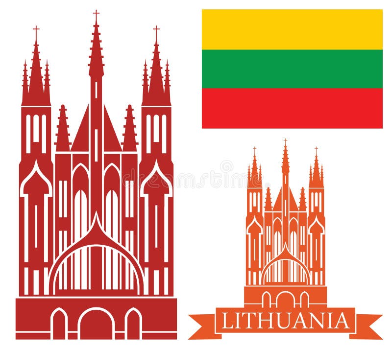 Lithuania stock vector. Illustration of anne, church - 50214830