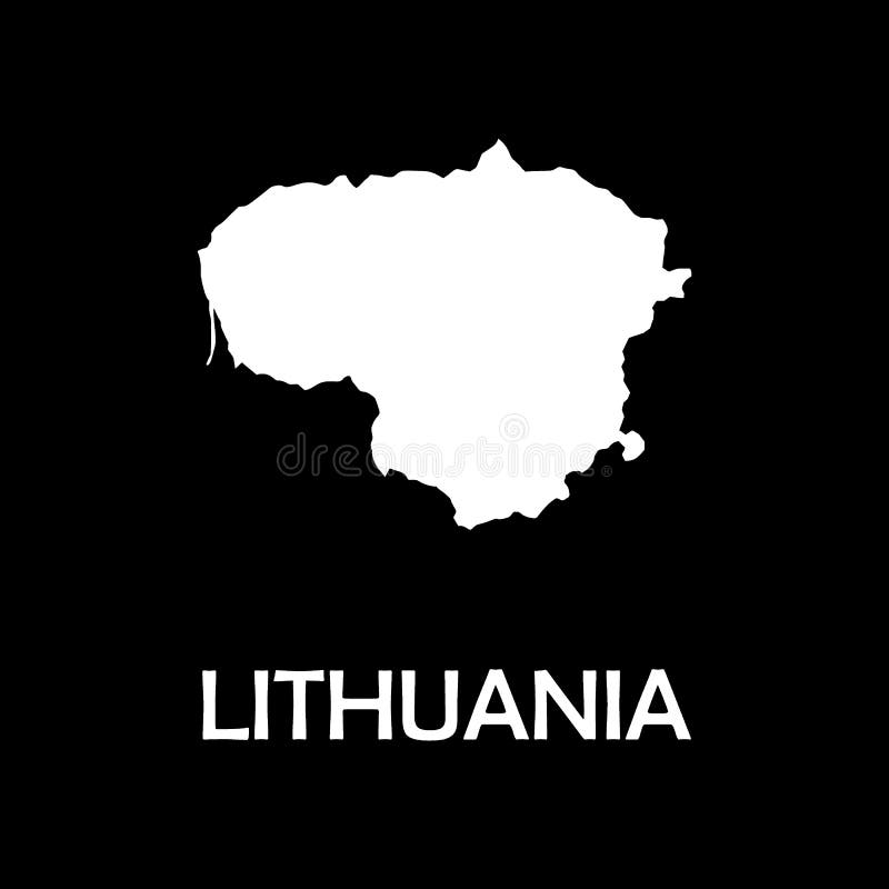 Lithuania Vector Maps with Administrative Regions, Municipalities ...
