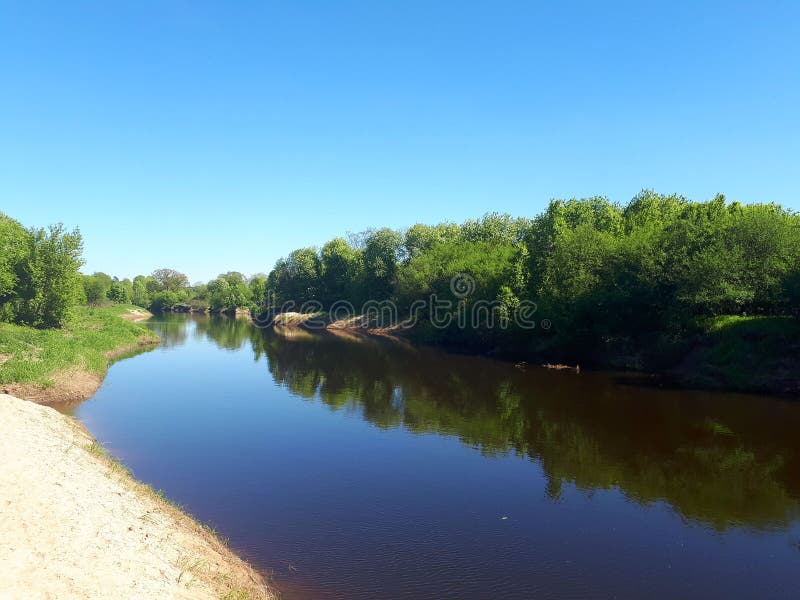 River stock image. Image of world, nature, lithuania - 117463757