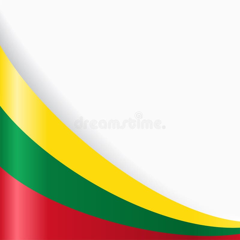 Lithuanian Flag Background. Vector Illustration. Stock Vector ...