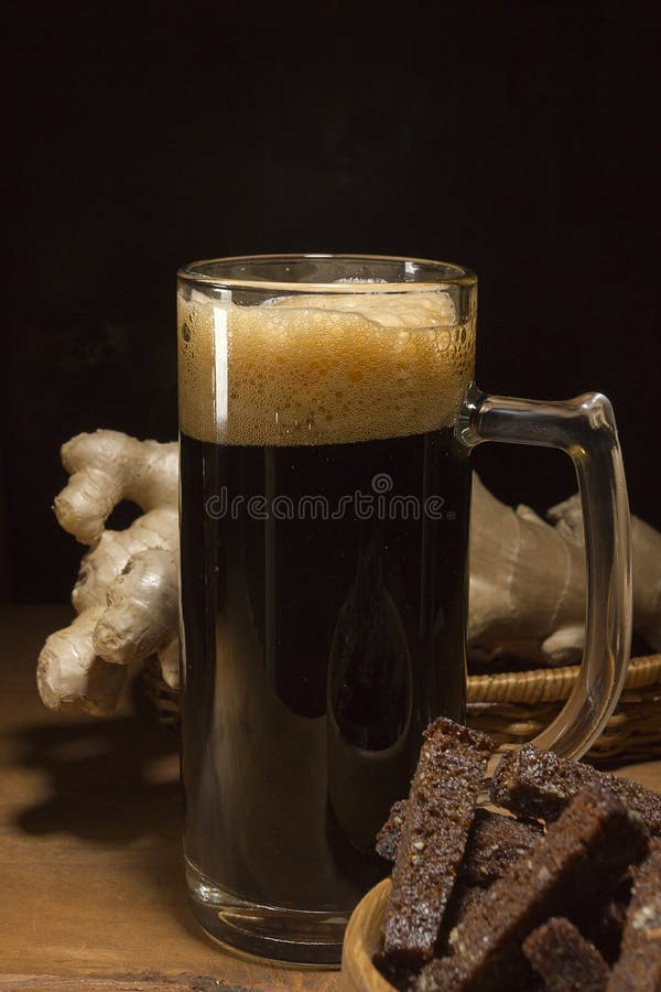 Lithuanian ginger brew stock photo. Image of wooden, cold - 78594596