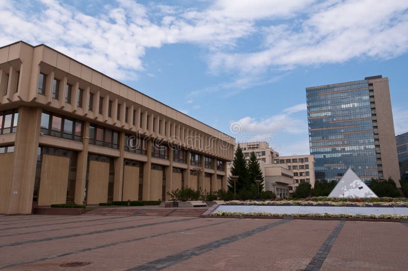 Lithuanian Parliament Buildings Editorial Stock Photo - Image of ...