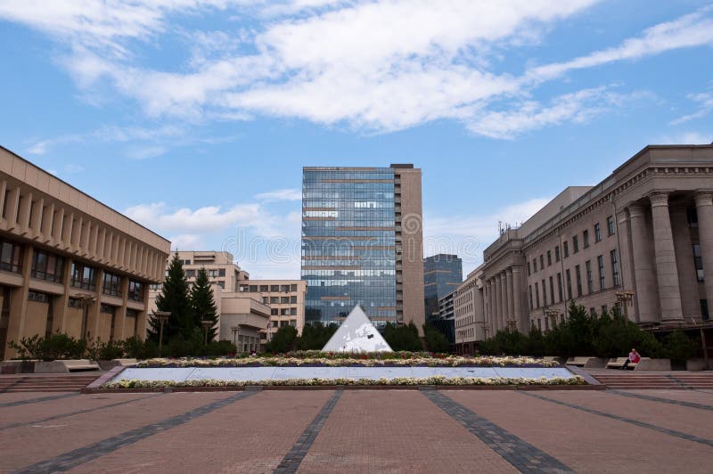 Lithuanian Parliament Buildings Editorial Stock Image - Image of square ...