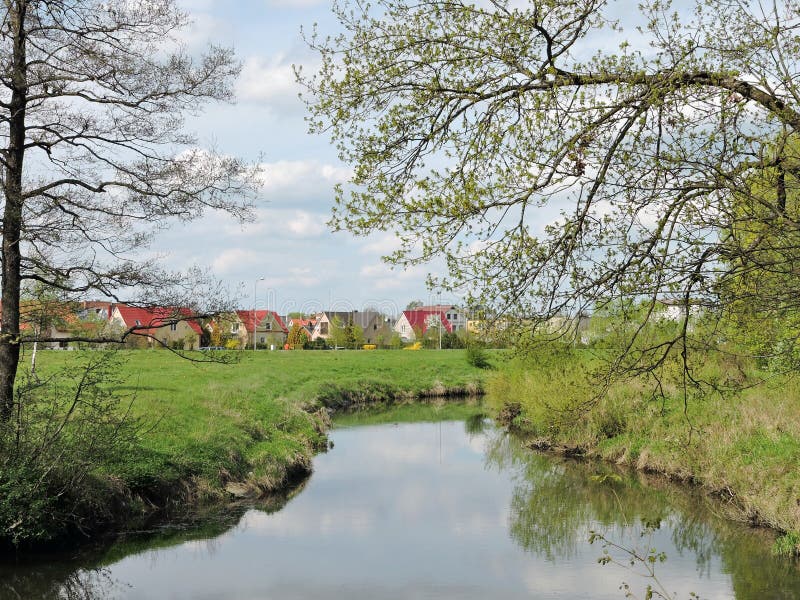 Lithuanian Spring Landscape Stock Image - Image of background ...