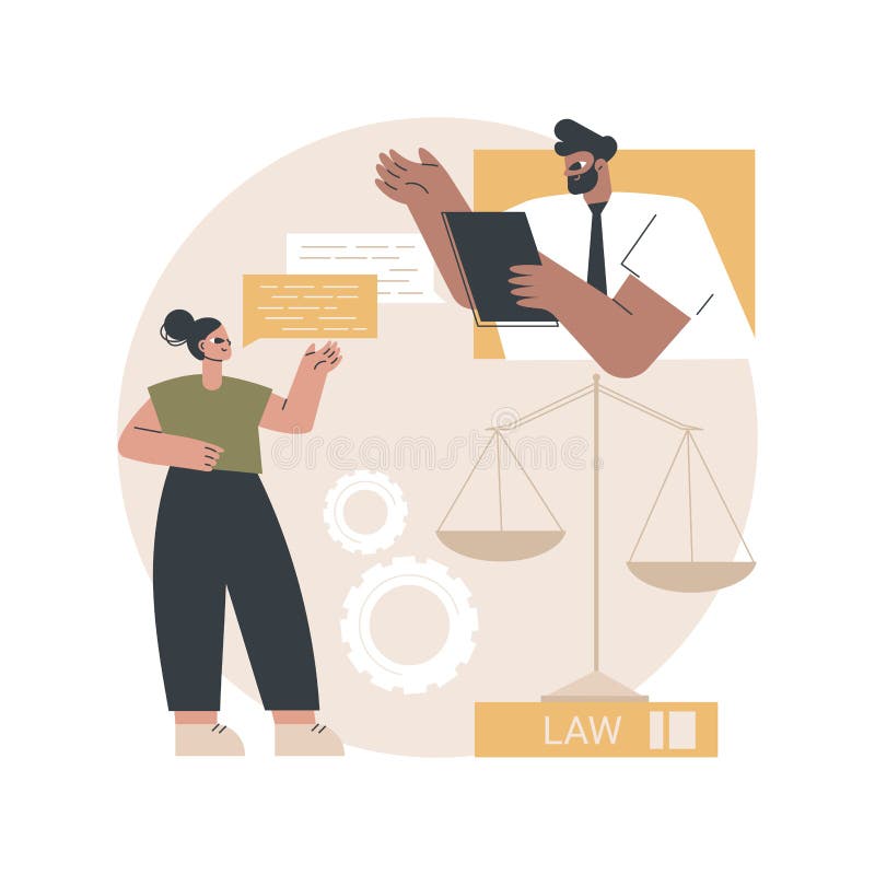 Litigation Support Abstract Concept Vector Illustration. Stock Vector ...