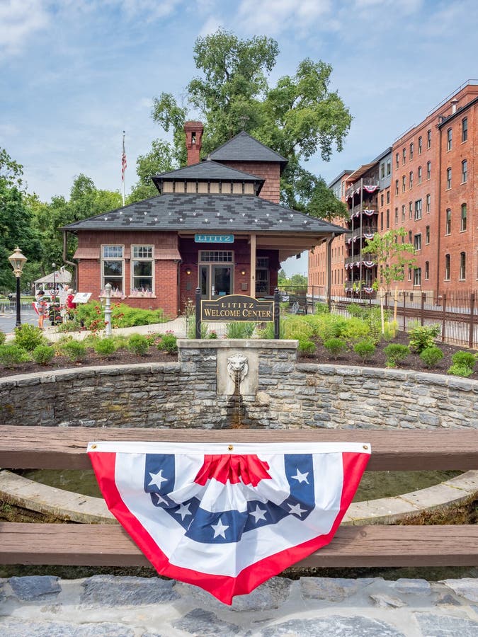 Lititz Welcome Center, Lititz, Pennsylvania Editorial Photo - Image of ...