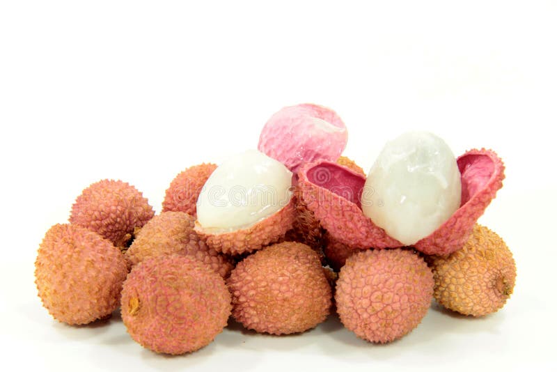 Litschi-plums stock photo. Image of healthy, lychees - 48009698