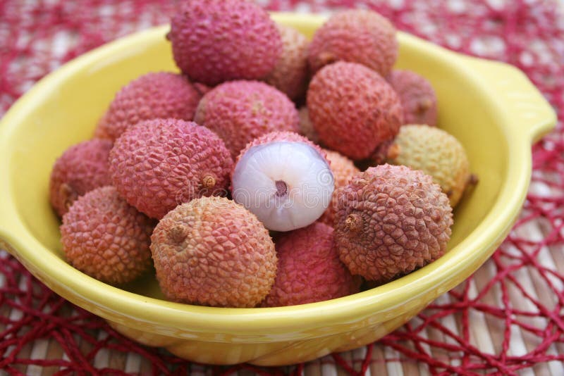 Litschis stock image. Image of freshness, litschi, fruits - 37186423