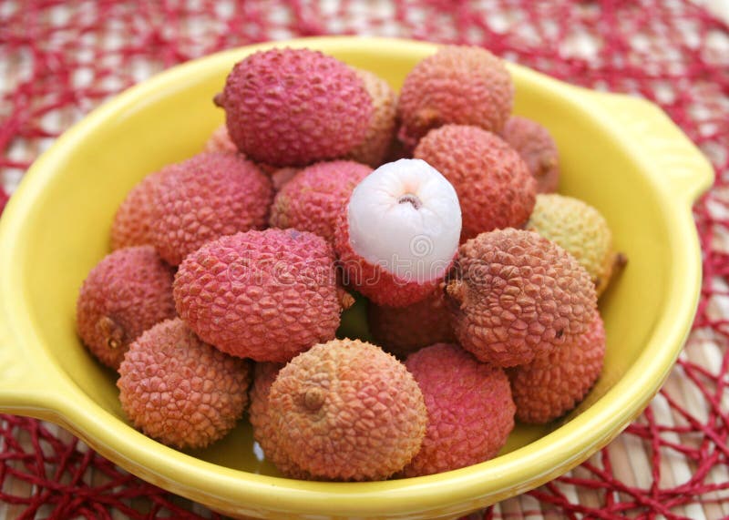 Litschis stock image. Image of fruit, litschis, exotic - 37186555
