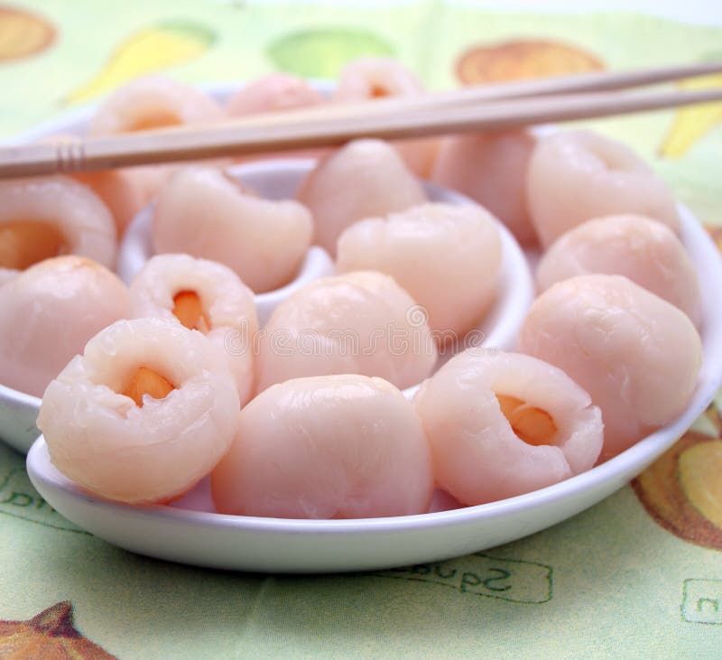 Litschis stock photo. Image of food, chinese, dish, asian - 62969984