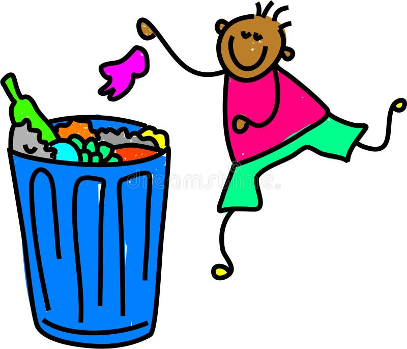 Litter boy stock vector. Illustration of litter, refuse - 2176877