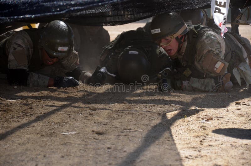 Litter Combat Medical Training Camillaje Editorial Photography - Image ...