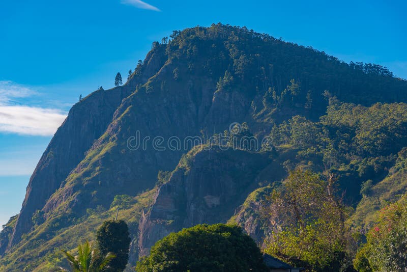 Little Adam S Peak and Its Surrounding at Sri Lanka Stock Photo - Image ...