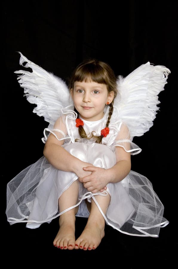 Little angel stock photo. Image of white, calm, wings - 11022562
