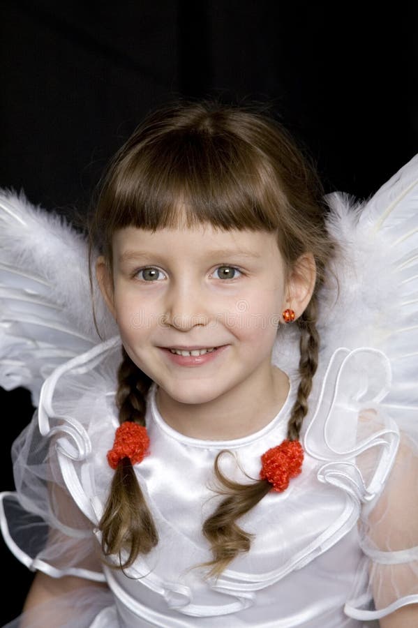Little angel stock photo. Image of hair, calm, wings - 11022570