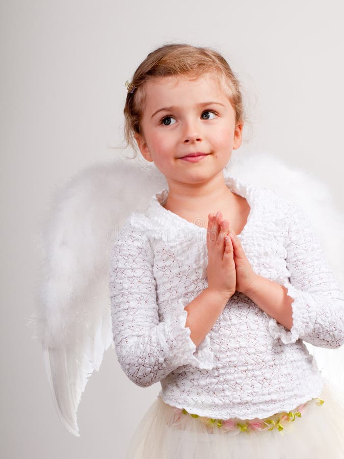 Little Angel stock photo. Image of nice, cute, charming - 16001850