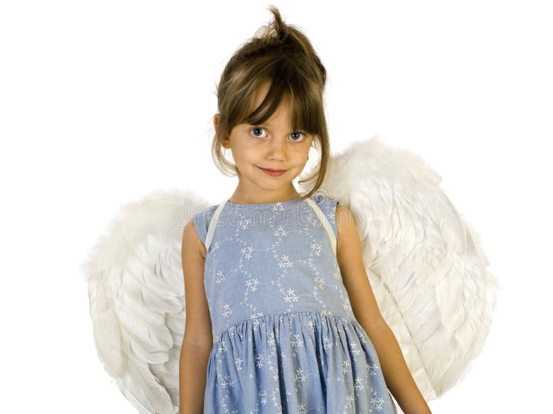 Little angel stock photo. Image of angel, lovely, girl - 21954104