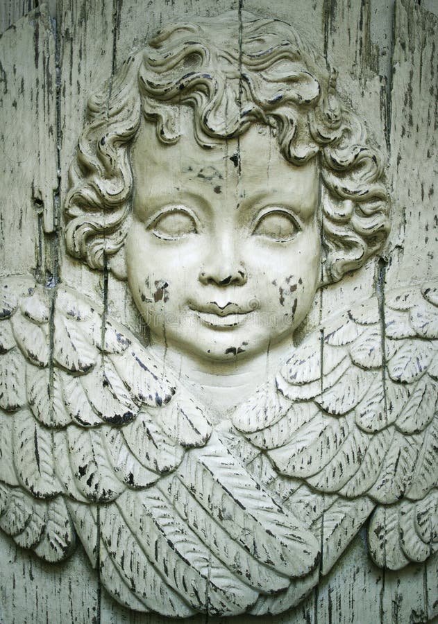Little angel stock photo. Image of decoration, wooden - 26443322