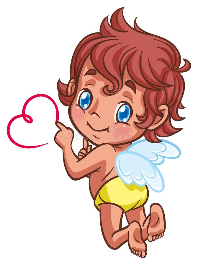 Heart Angel Stock Illustrations – 29,601 Heart Angel Stock ...