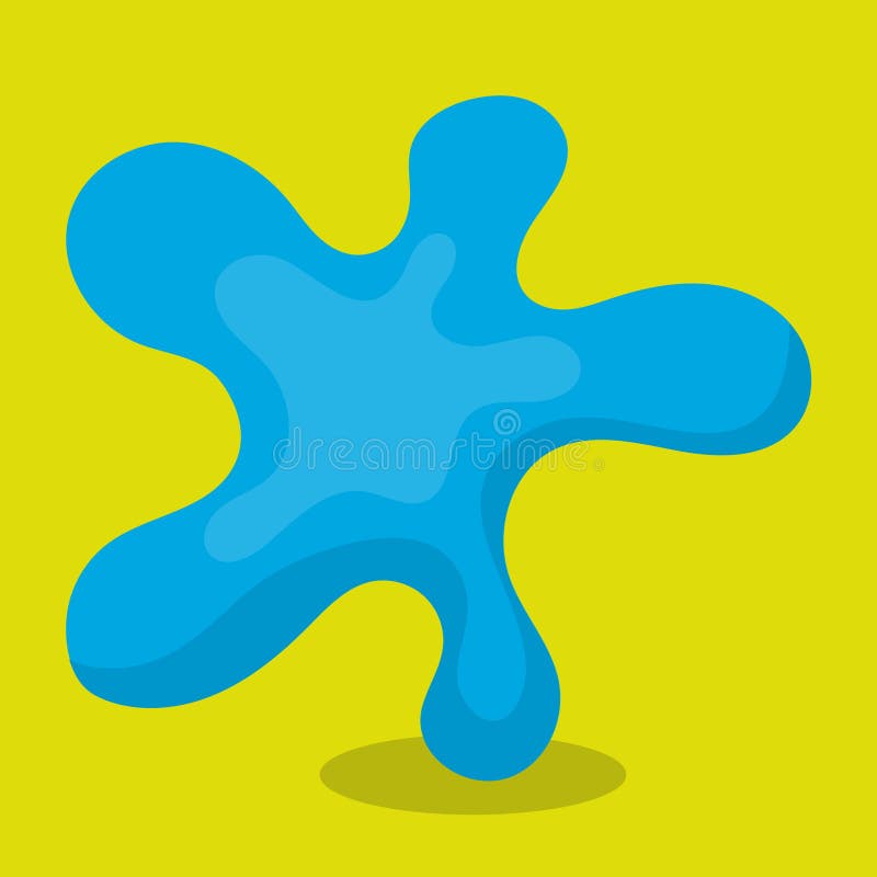 Little Artist Blue Splash 47 Stock Vector - Illustration of blue ...