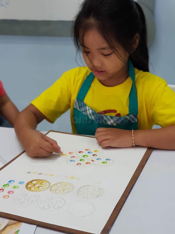 Little Artist stock image. Image of artist, little, pencil - 122531335