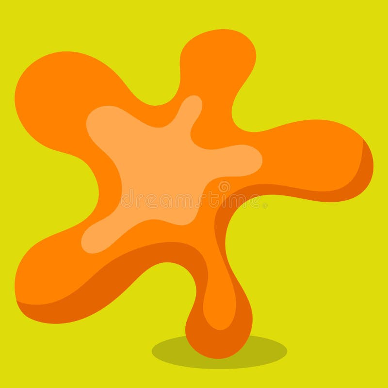 Little Artist Orange Splash 45 Stock Vector - Illustration of little ...