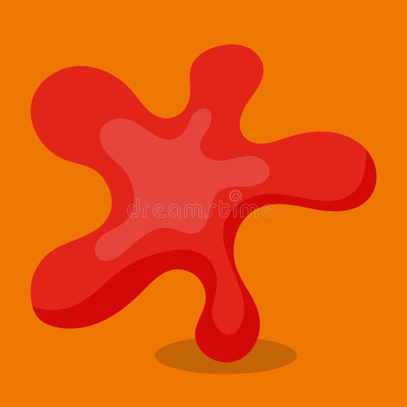 Little Artist Red Splash 46 Stock Vector - Illustration of splash ...