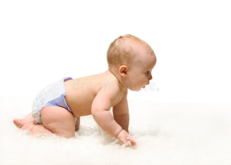 Baby Getting Out of the Tube Stock Photo - Image of human, creation ...