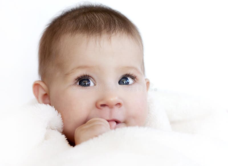 Little baby stock image. Image of girl, person, little - 27685805