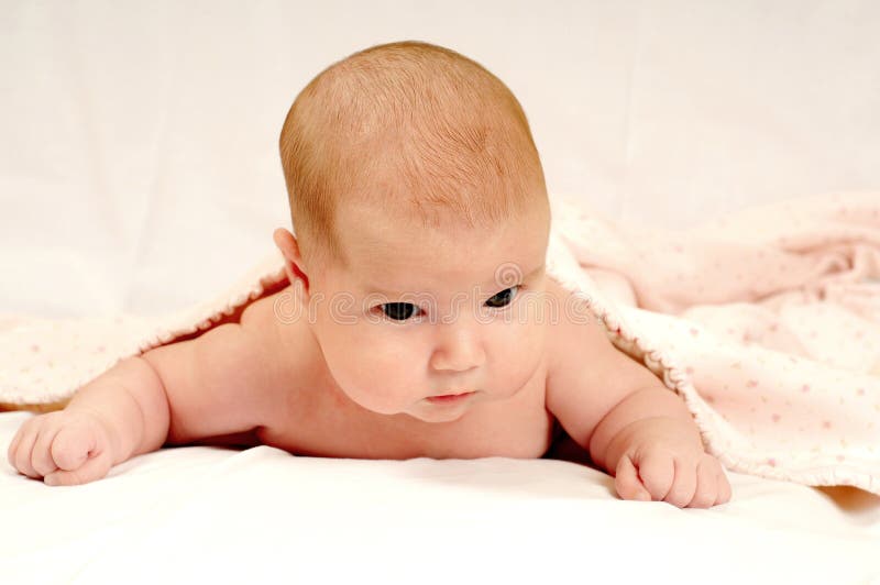 Little baby stock photo. Image of cute, girl, caucasian - 5220258