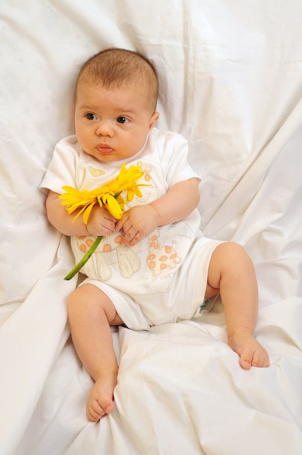 Little baby stock image. Image of beautiful, toddler, female - 6212657