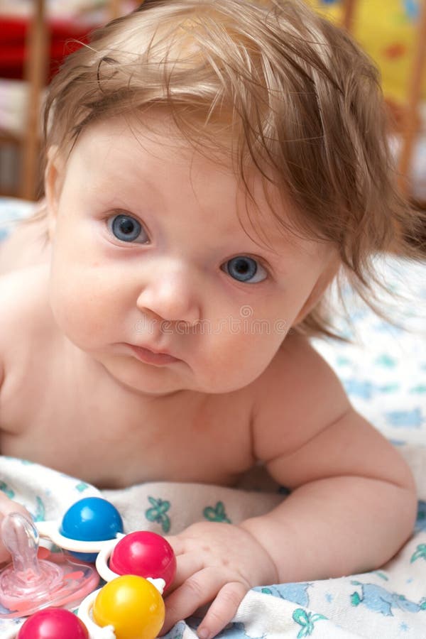 Little baby stock photo. Image of beautiful, human, little - 9119830