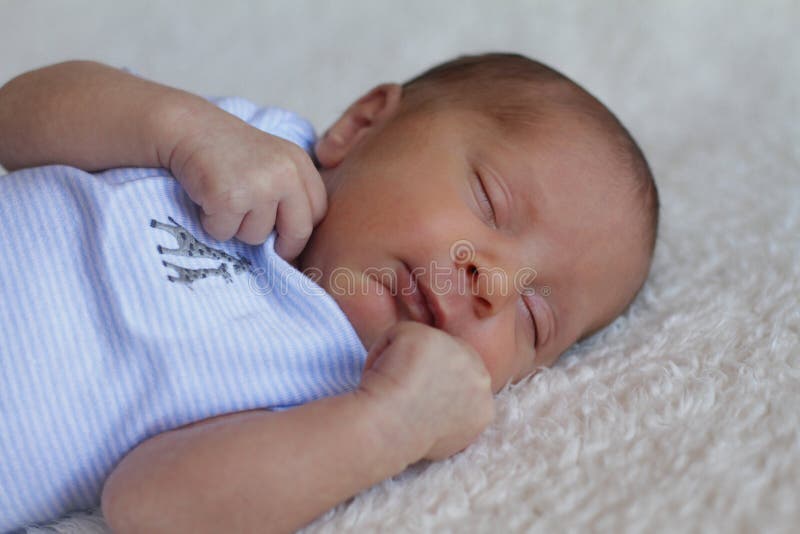 Little baby boy stock image. Image of asleep, healthy - 33309551