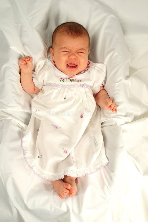 Little baby crying stock photo. Image of small, baby, girl - 6212184