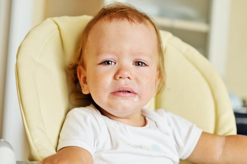 Little baby is crying stock image. Image of baby, childhood - 71048623